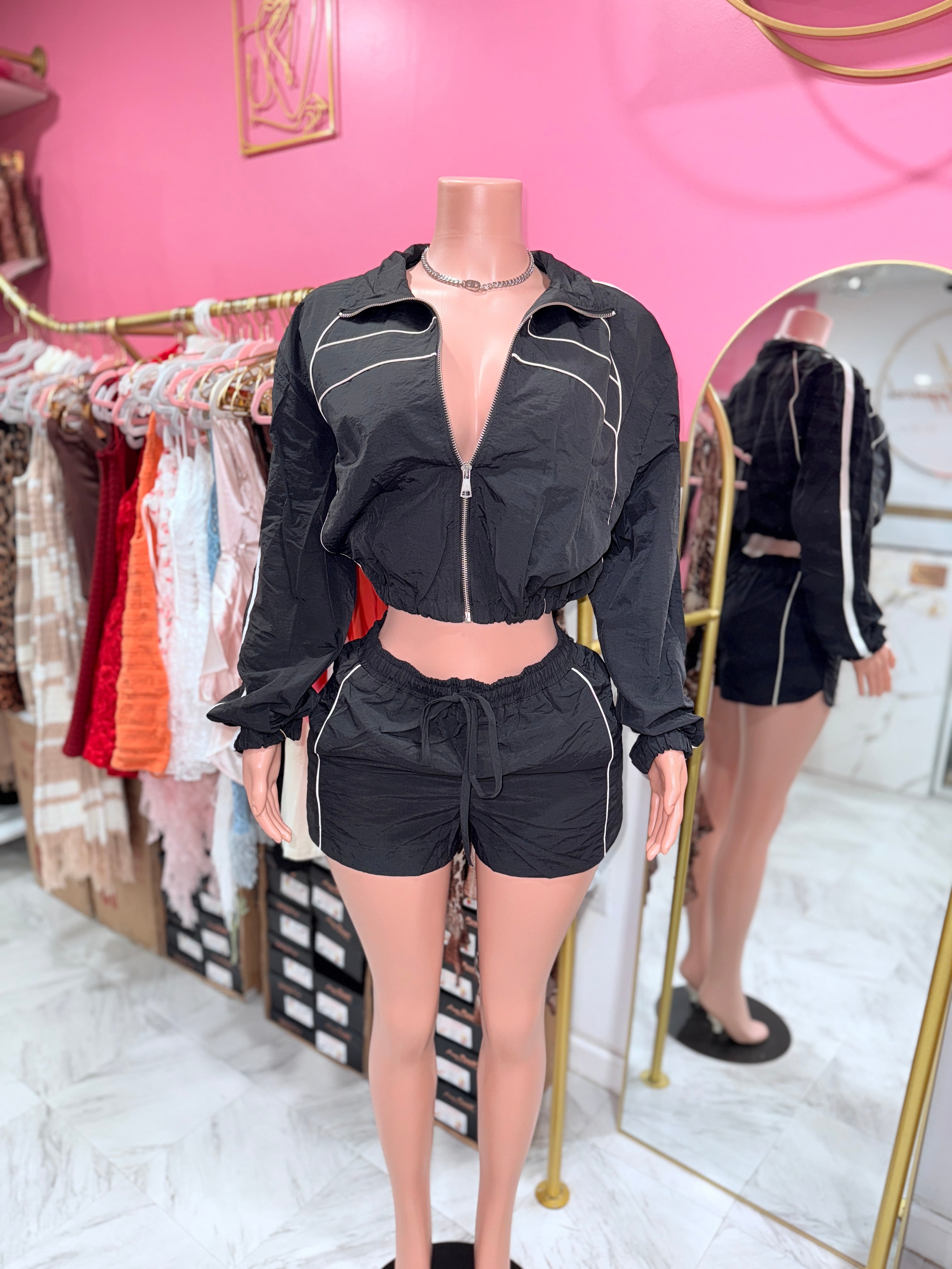 All-Star Windbreaker Short Set – Amour Apparel.Co